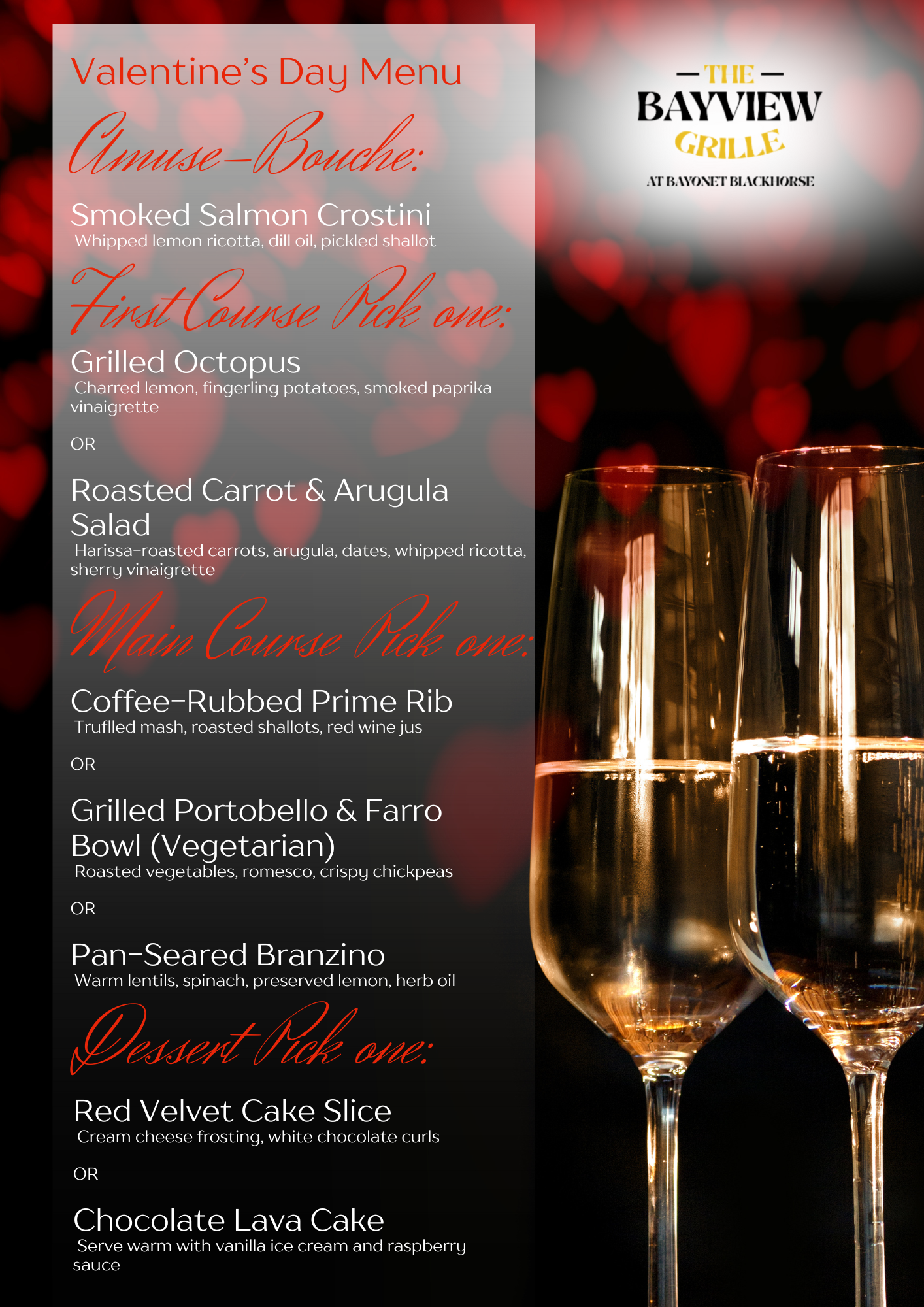 Valentine's Day - The Bayview Grille